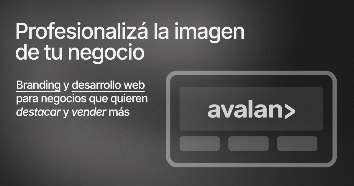 Avalan | Branding y Desarrollo Web